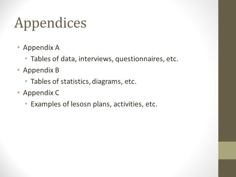 How To Write An APA Appendix - FlashLearners