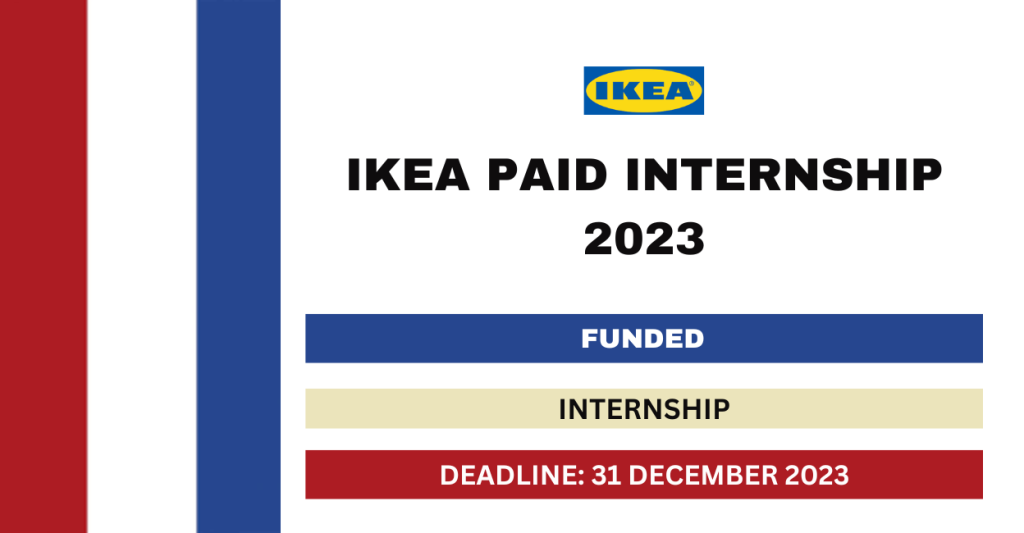 Ikea Paid Internship Flashlearners
