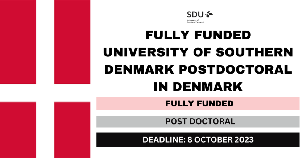 University Of Southern Denmark Postdoctoral In Denmark 2026 - FlashLearners